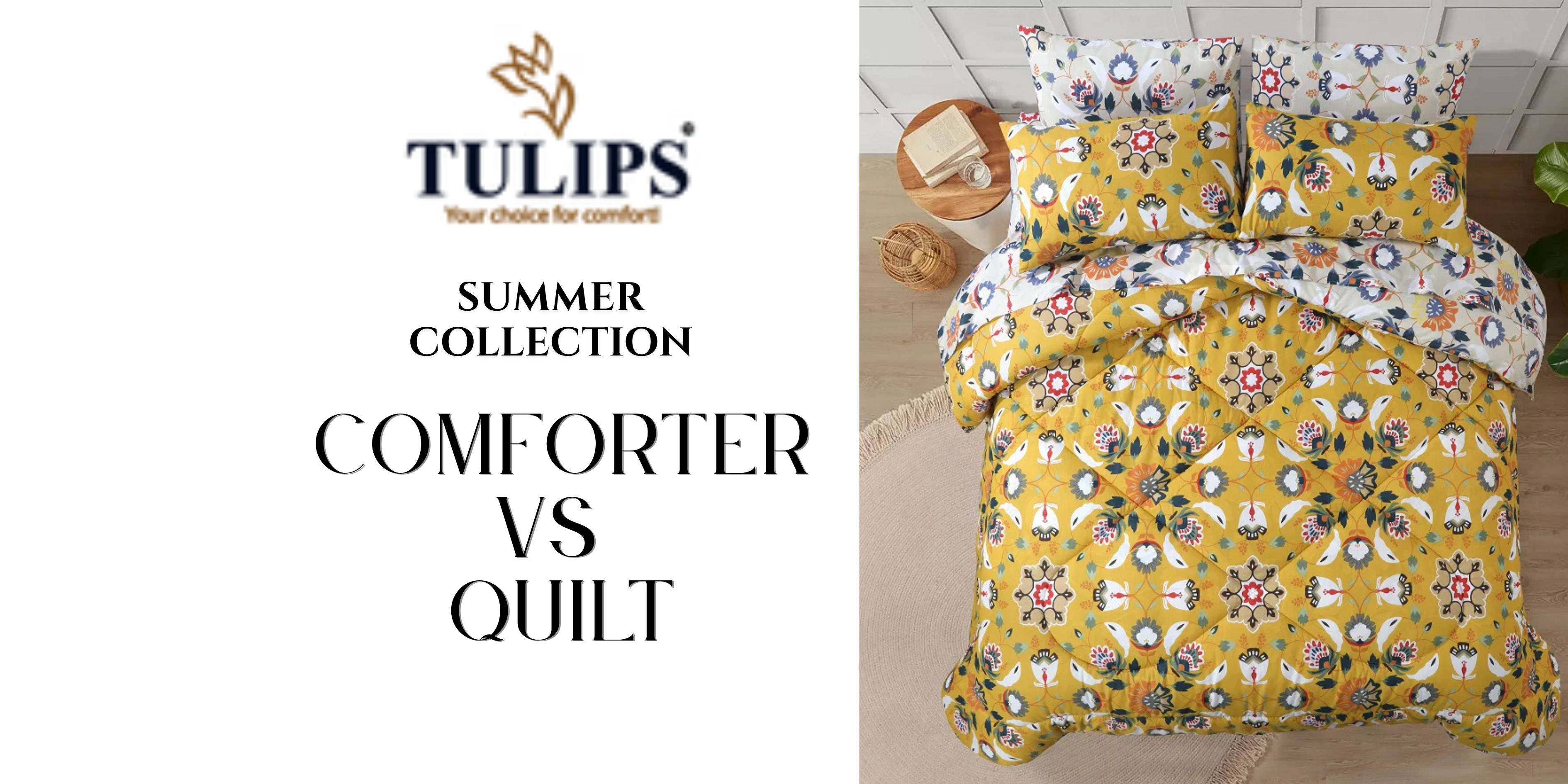 Quilt vs Comforter: Which is Best for Your Bedroom in Pakistan? – Tulips