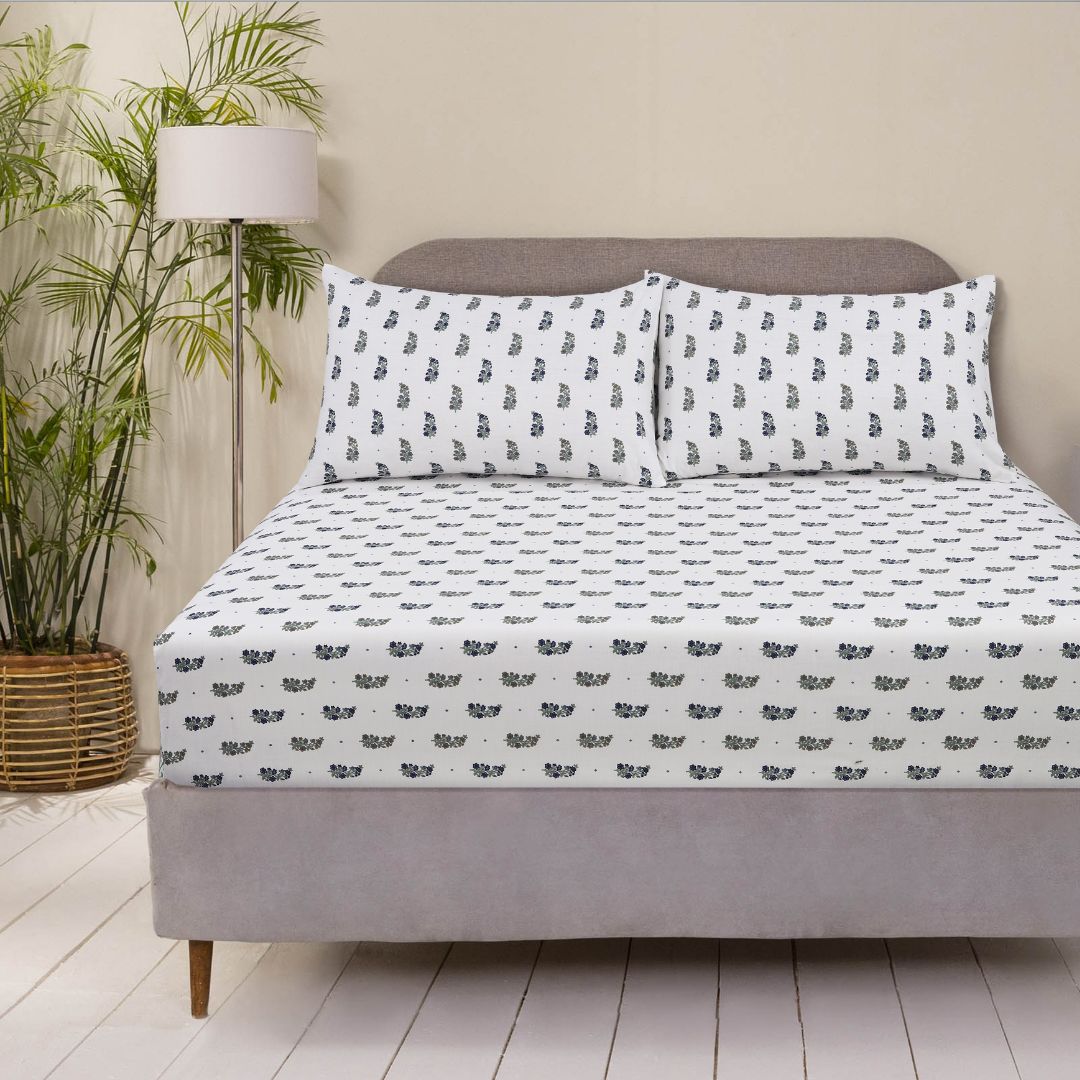 Buy Bed Fitted Sheets | Lilly| Fitted Sheets by Tulips