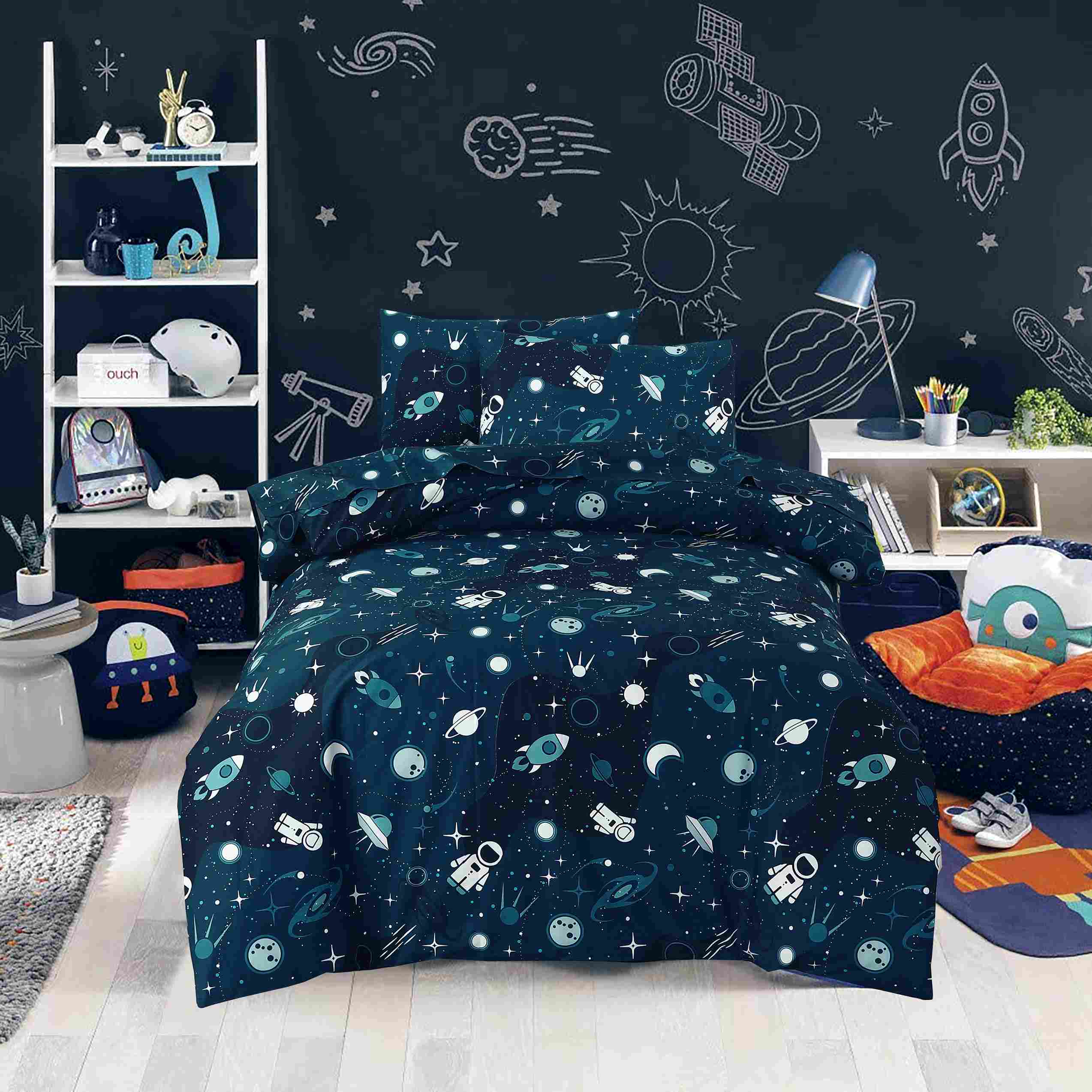 Spaceship - Quilt Cover | Quilt Covers Online by Tulips